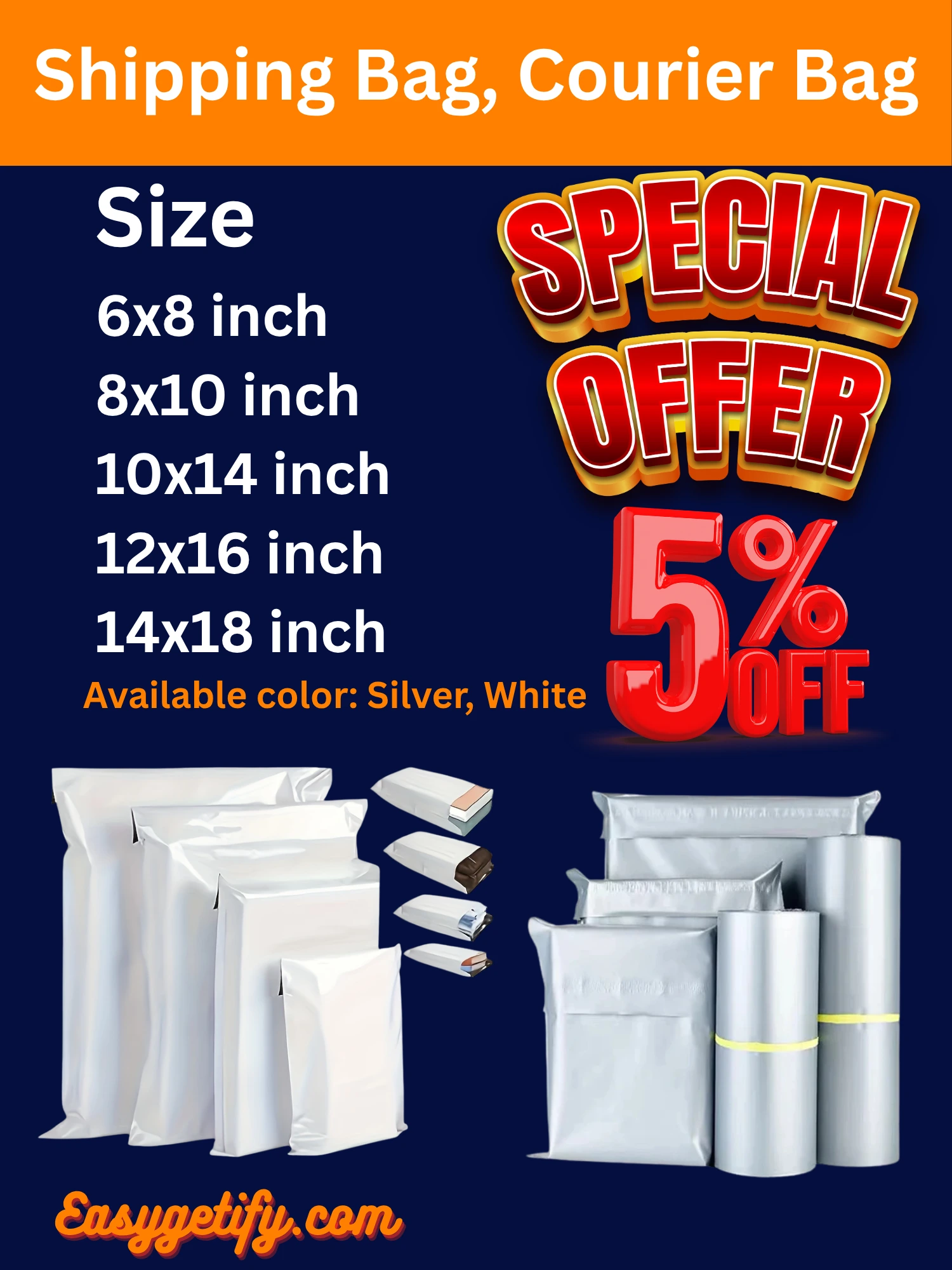 Courier / Shipping Bag / poly Bag/Parcel poly Bag/online poly Bag type ...